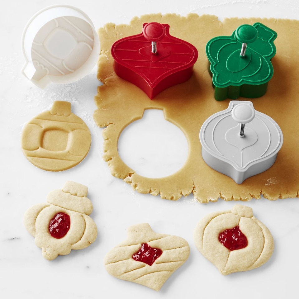 Williams Sonoma Ornament Thumbprint Cookie Cutters, Set of 4 | Williams ... Williams Sonoma Ornament Thumbprint Cookie Cutters, Set of 4 | Williams ...
